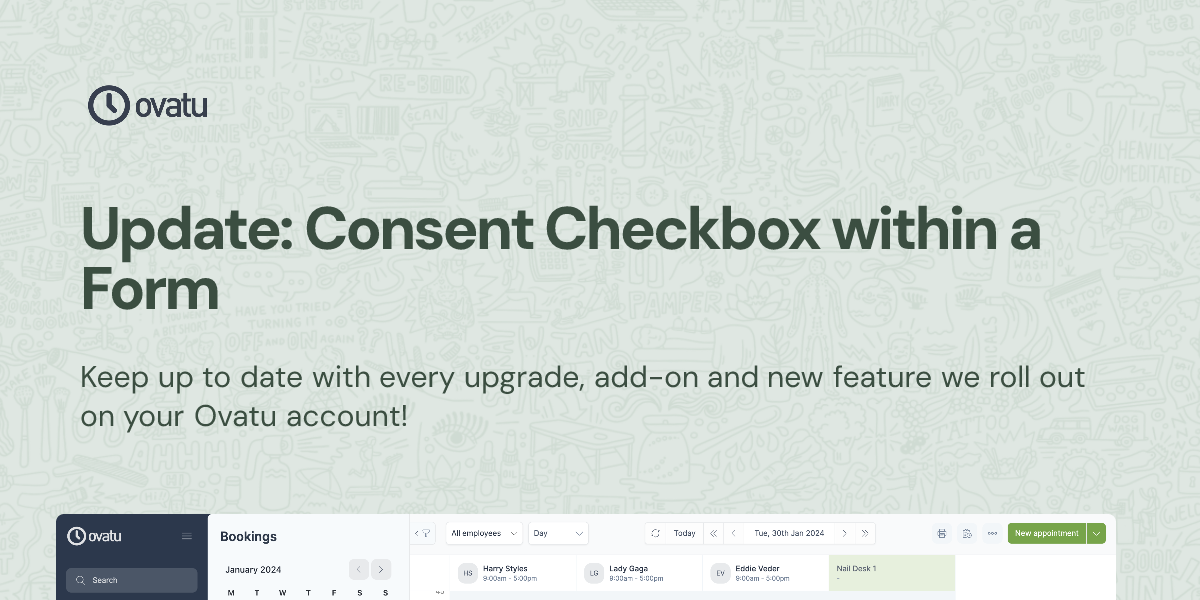 Update: Consent Checkbox within a Form | Ovatu