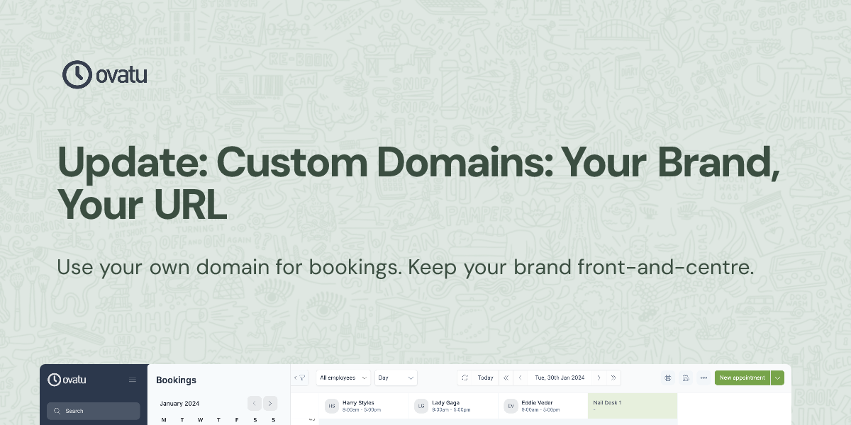Update: Custom Domains: Your Brand, Your URL | Ovatu