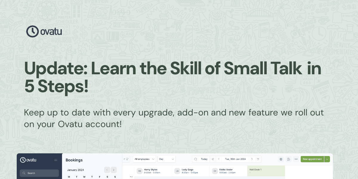 Update: Learn the Skill of Small Talk in 5 Steps! | Ovatu