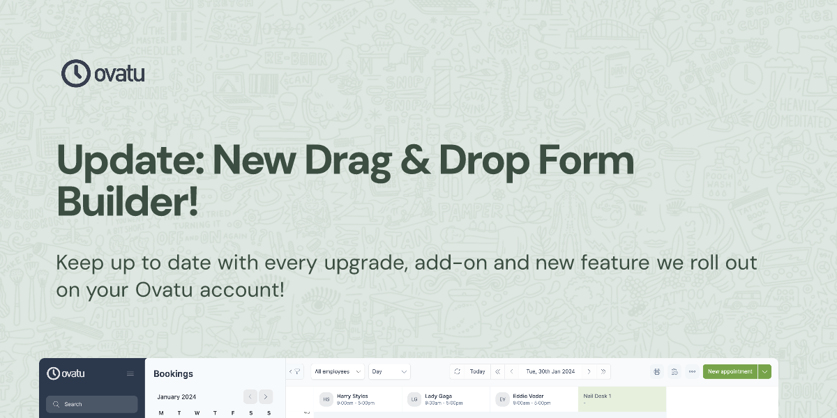 Update: New Drag & Drop Form Builder! | Ovatu Update: New Drag & Drop Form Builder! | Ovatu